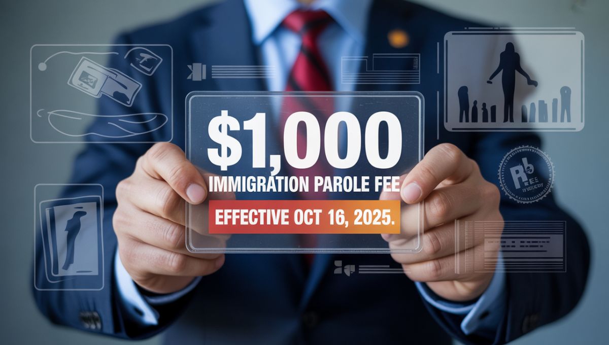 $1,000 Immigration Parole Fee (Oct 2025): Legal Guide for Applicants